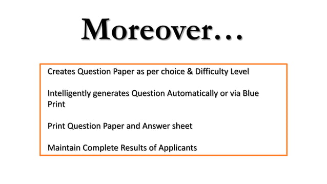 Automatic Question Paper Generator Ppt 0696