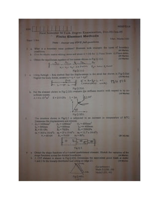 question papers PDM VTU MTECH | PDF