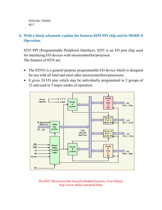 Question paper with solution the 8051 microcontroller based embedded systems june_july 2013 vtu ...