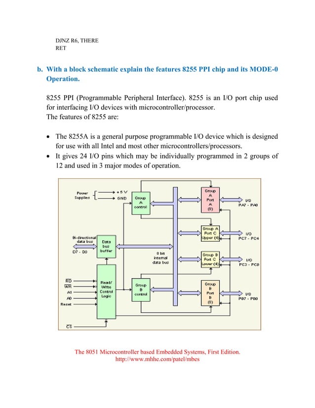 Question paper with solution the 8051 microcontroller based embedded systems june_july 2013 vtu ...