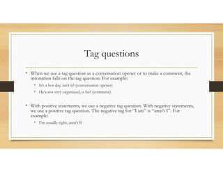 Question patterns | PPT