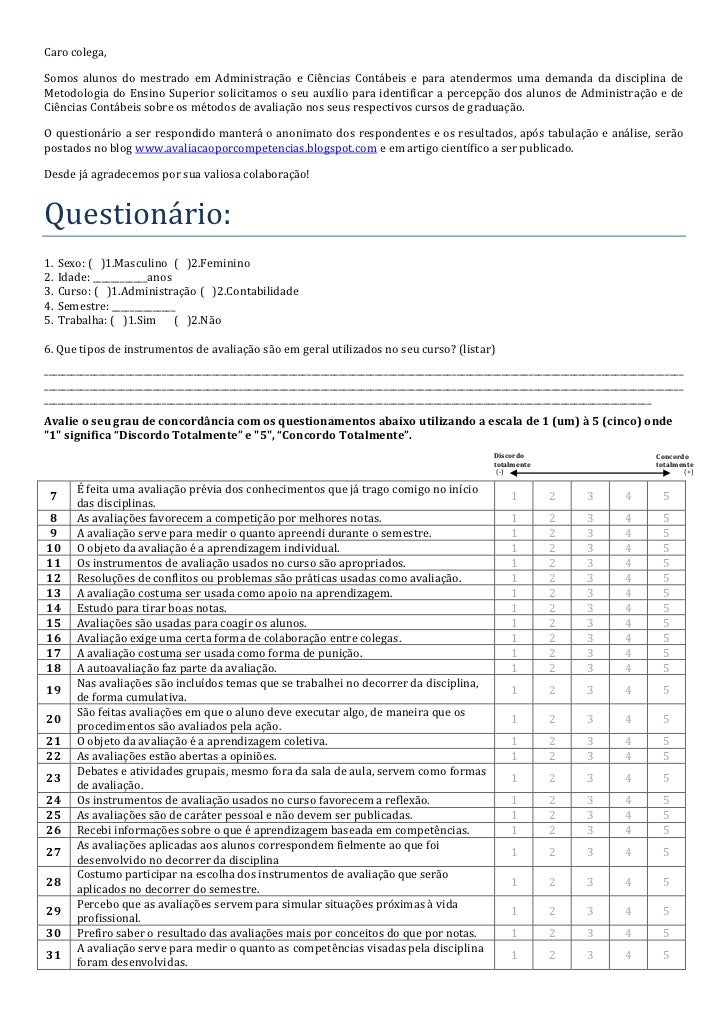 Questionário final
