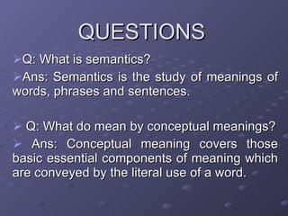 Questions | PPT