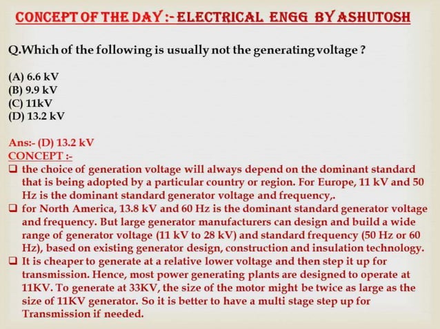 Question bank Electrical Engineering | PPT