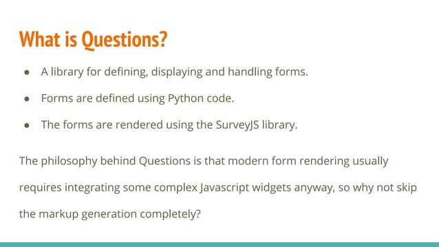 Questions | PPT