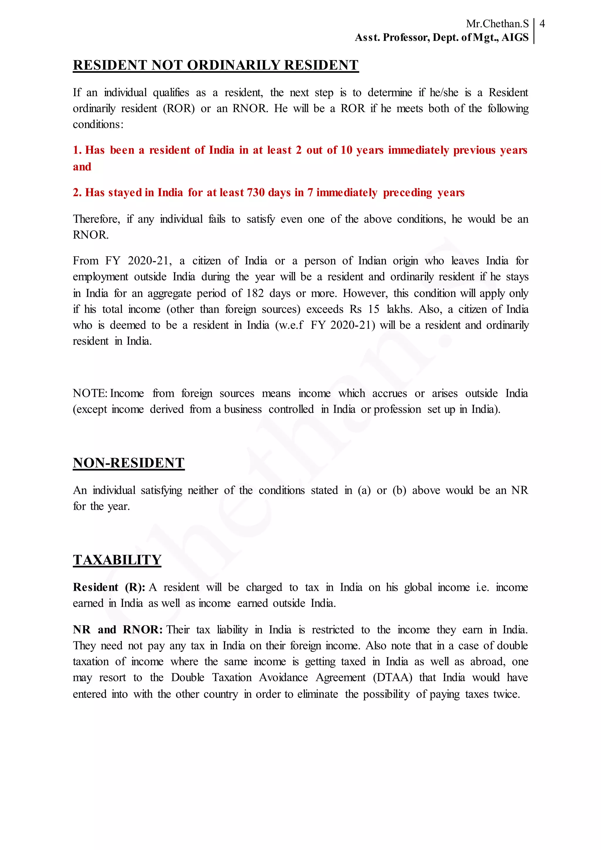 UNIT 3: RESIDENTIAL STATUS | DOCX
