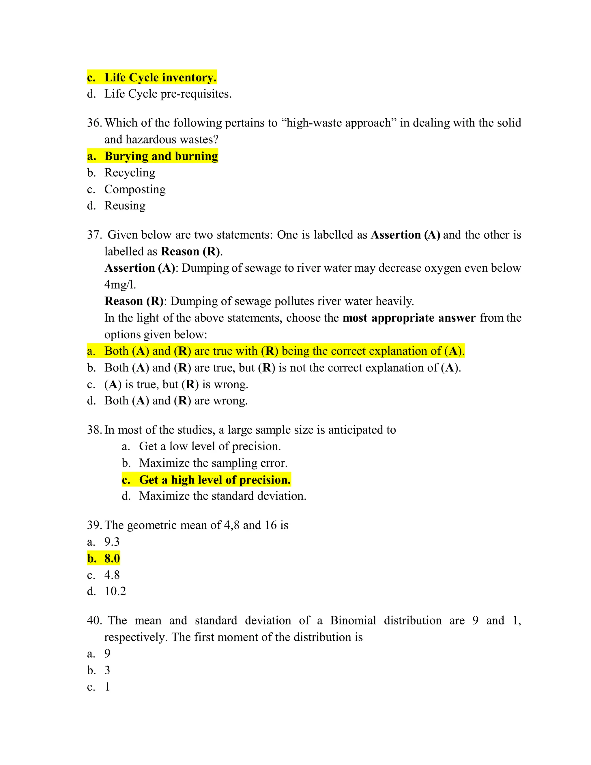 UGC NET Environmental Science - Paper 2.pdf