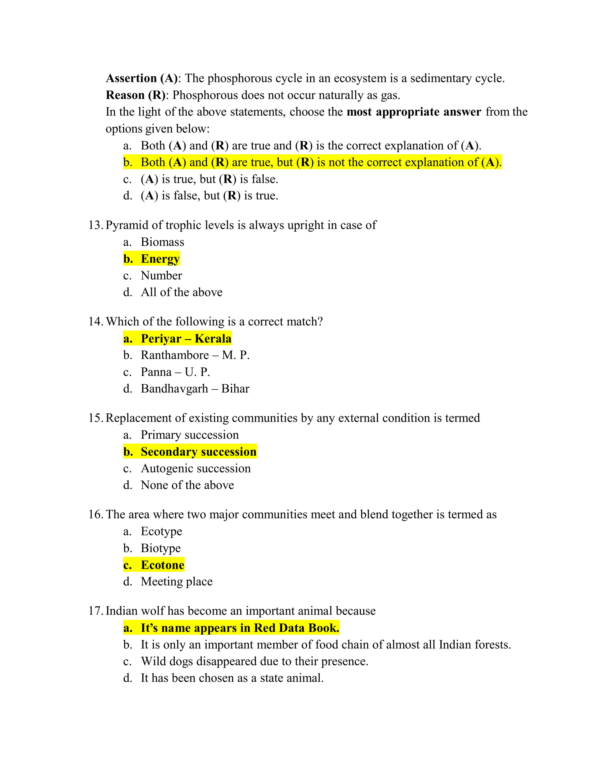 UGC NET Environmental Science - Paper 2.pdf