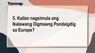 questions.pptx mga tanong sa grade 7 Araling Panlipunan | PPTX