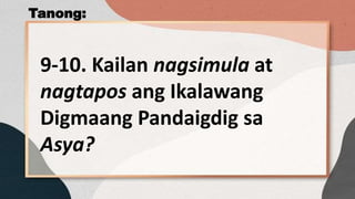 questions.pptx mga tanong sa grade 7 Araling Panlipunan | PPTX
