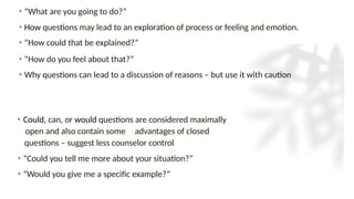 Question skills The types of Questioning | PPT