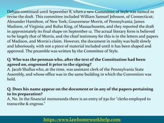 Questions and Answers of Constitutional | PPTX