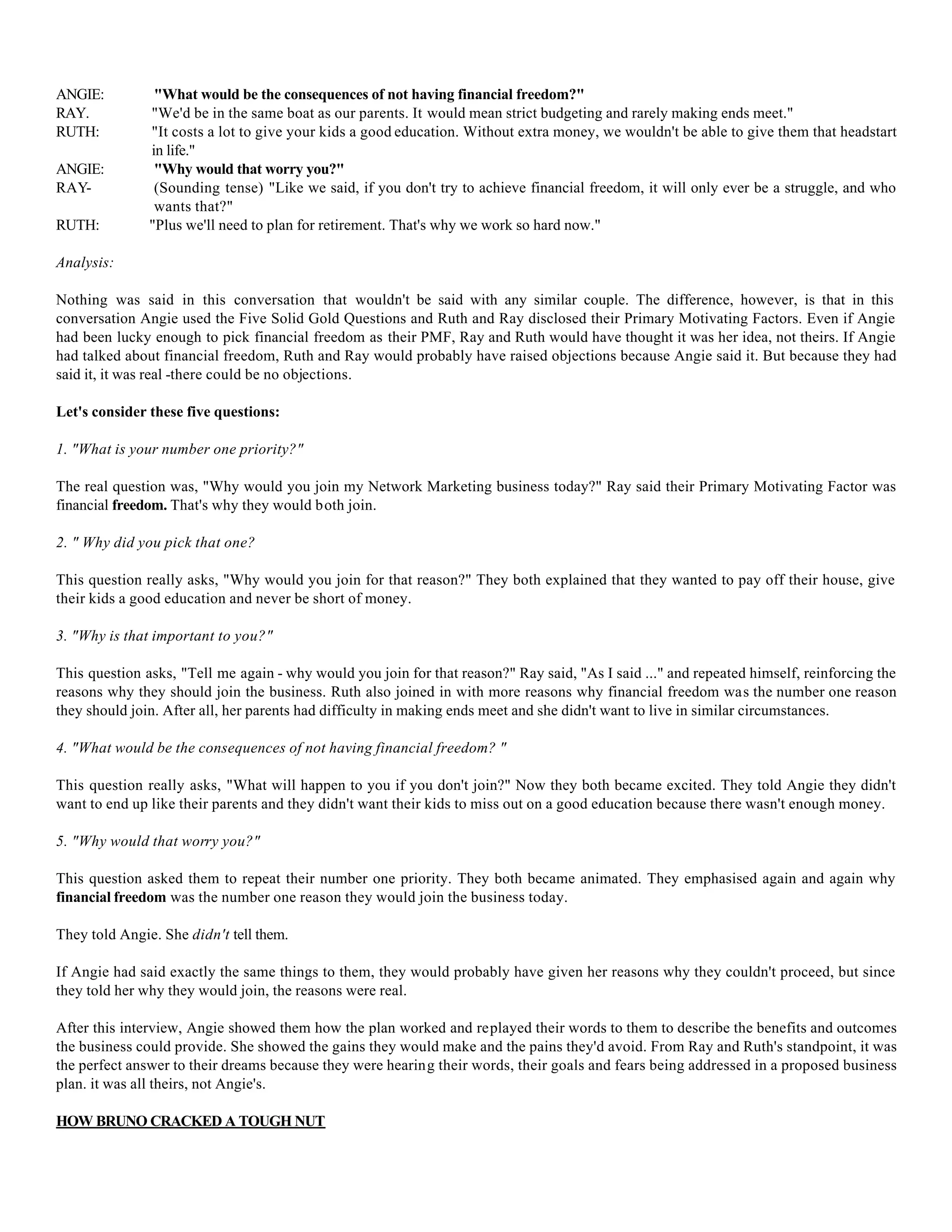 Questions Are The Answers by Allan Pease | PDF