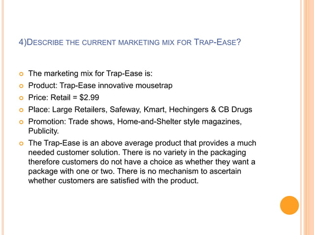 Trap-Ease | PPTX | Marketing and Advertising | Business