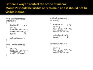 Questions typedef and macros | PPT