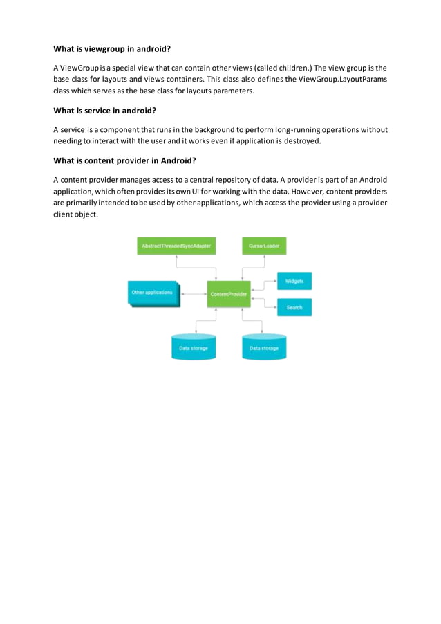 Questions About Android Application Development | PDF
