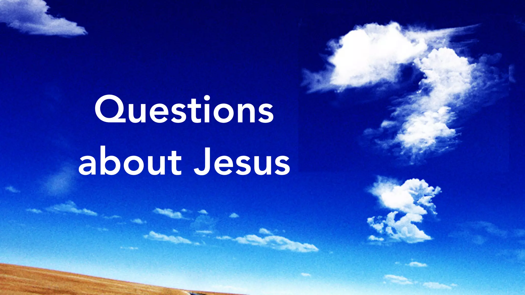 Questions about Jesus | PDF