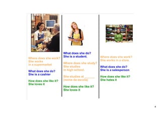 ESL- Questions about work and school | PDF