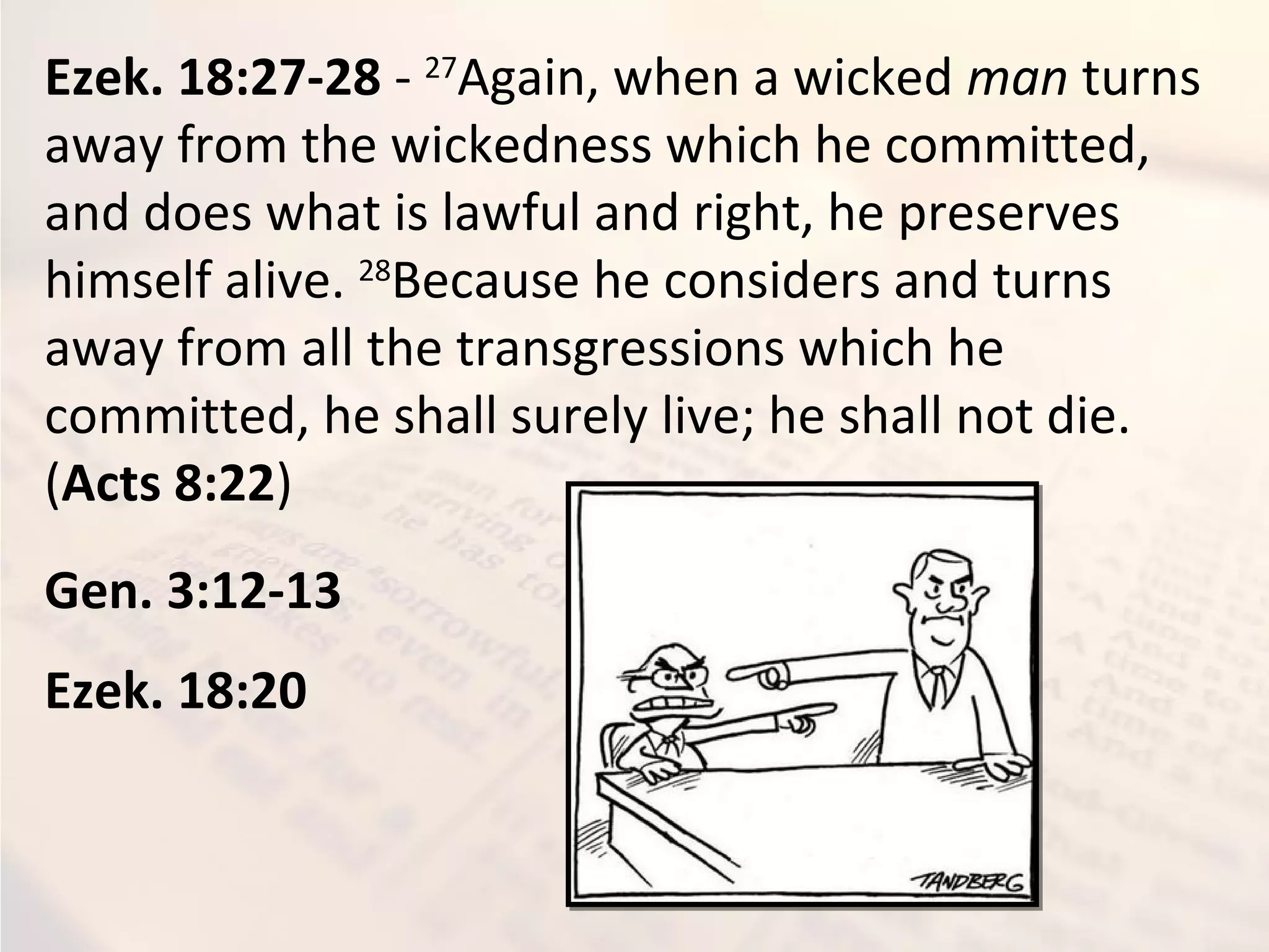 God's Questions to Adam and Eve | PPT