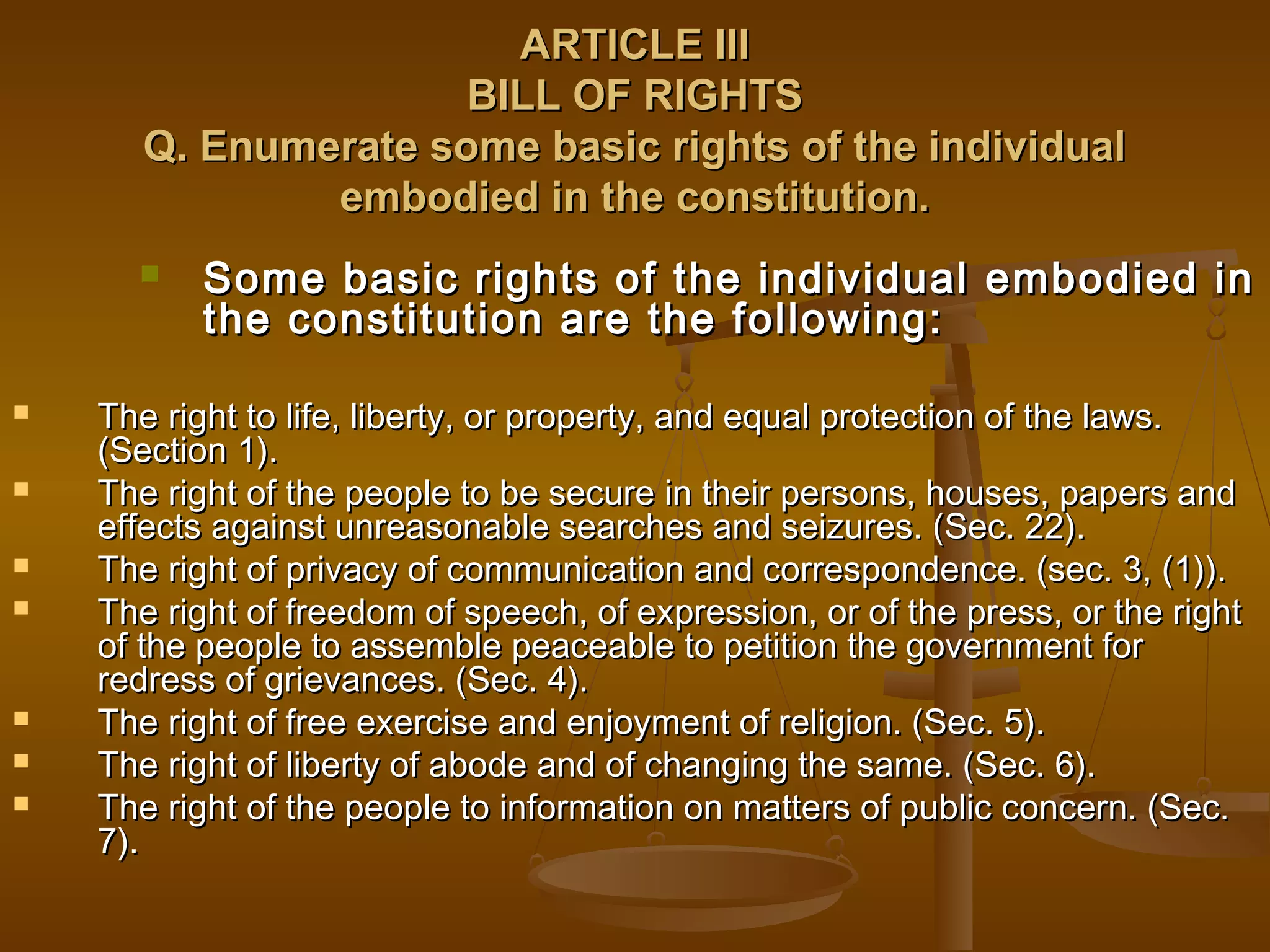 Questions and answer on the 1987 Philippine Constitution | PPT