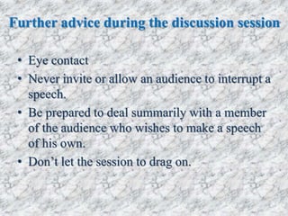 Questions & Answers in Speeches and Presentations | PPT