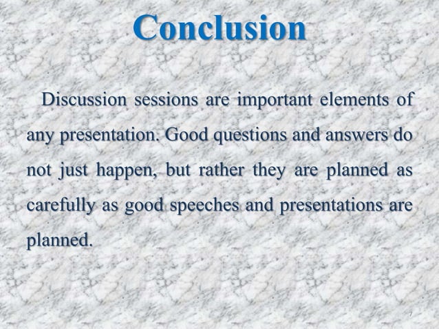 Questions & Answers in Speeches and Presentations | PPT