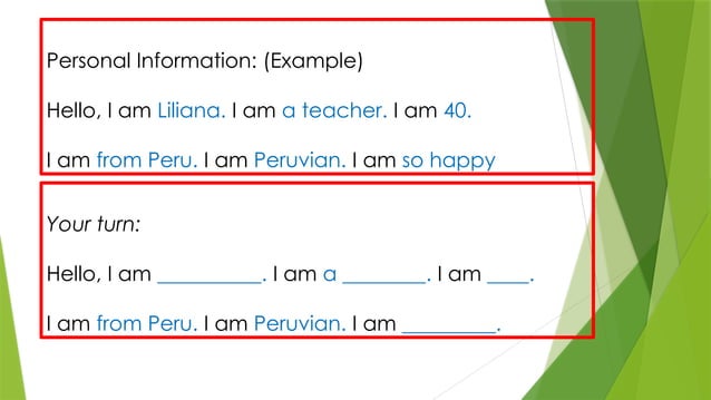 Questions and Answers: I am... Verb To be | PPTX