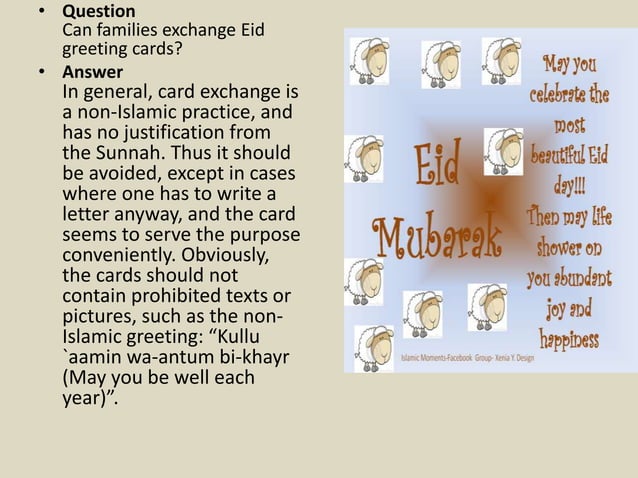 Questions and answers about eid | PPTX