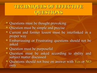 Questions and its types | PPT