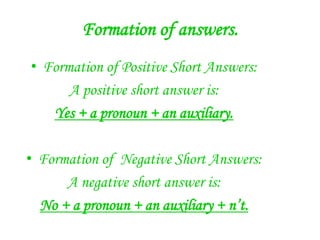 Questions and its types | PPT