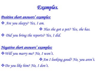 Questions and its types | PPTX