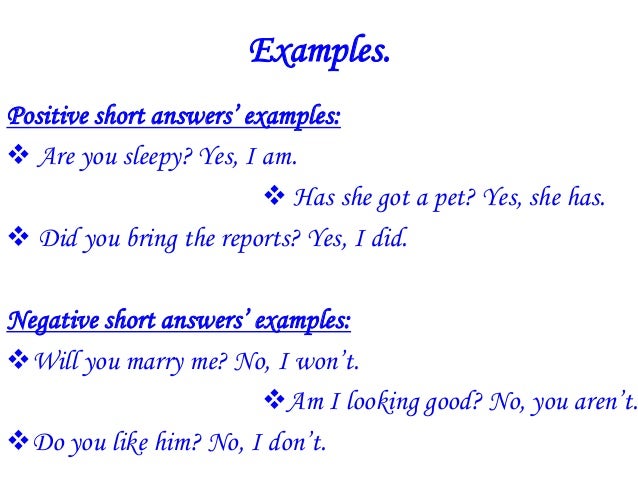 Questions and its types