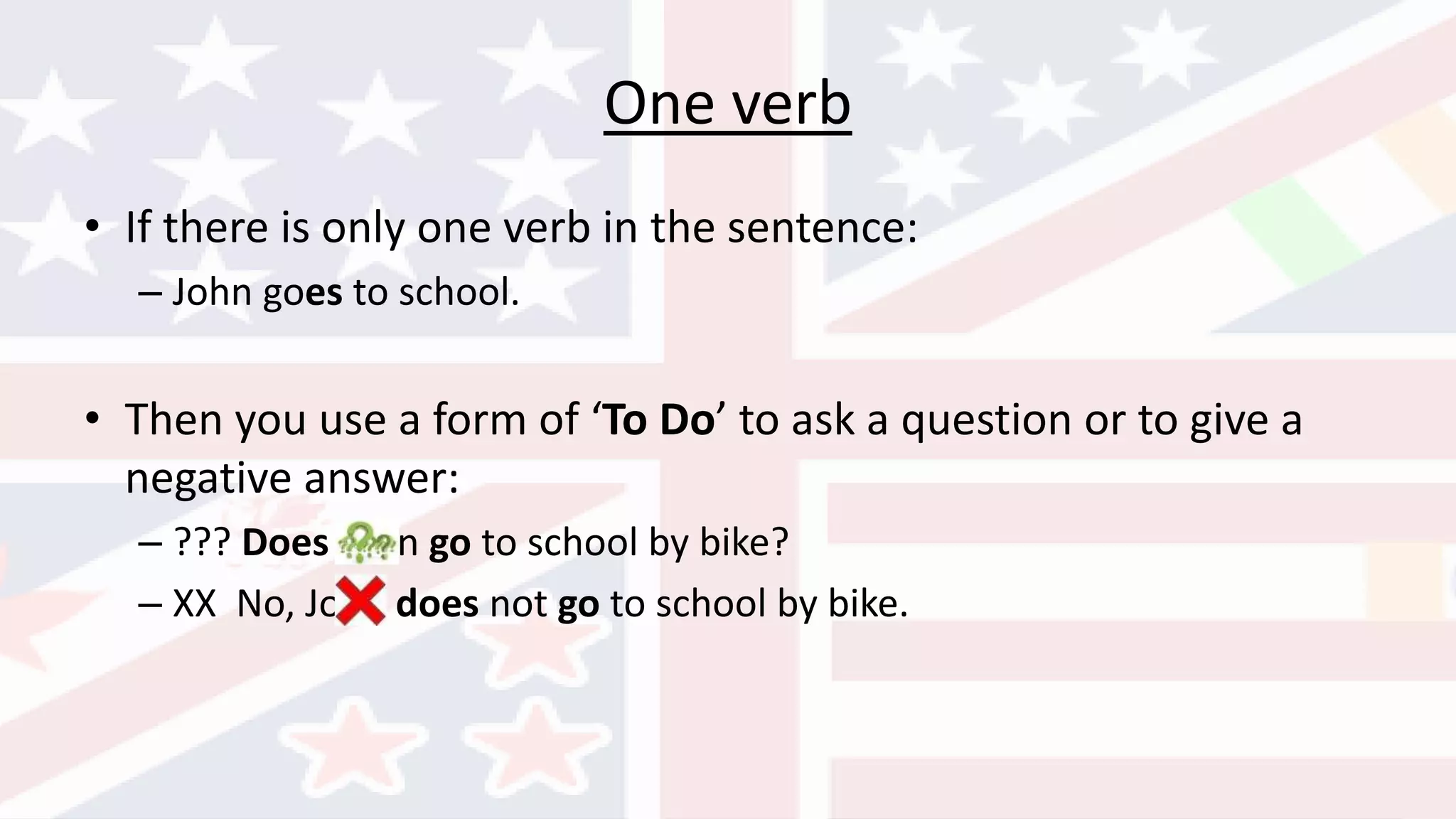 Questions and negatives | PPT