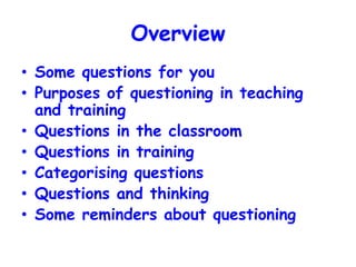 Questions and Questioning for MALTM.pptx