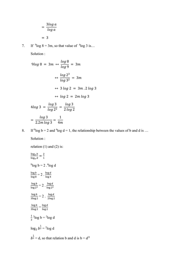 Questions and Solutions Logarithm.pdf