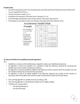 parallel Questions & answers | PDF