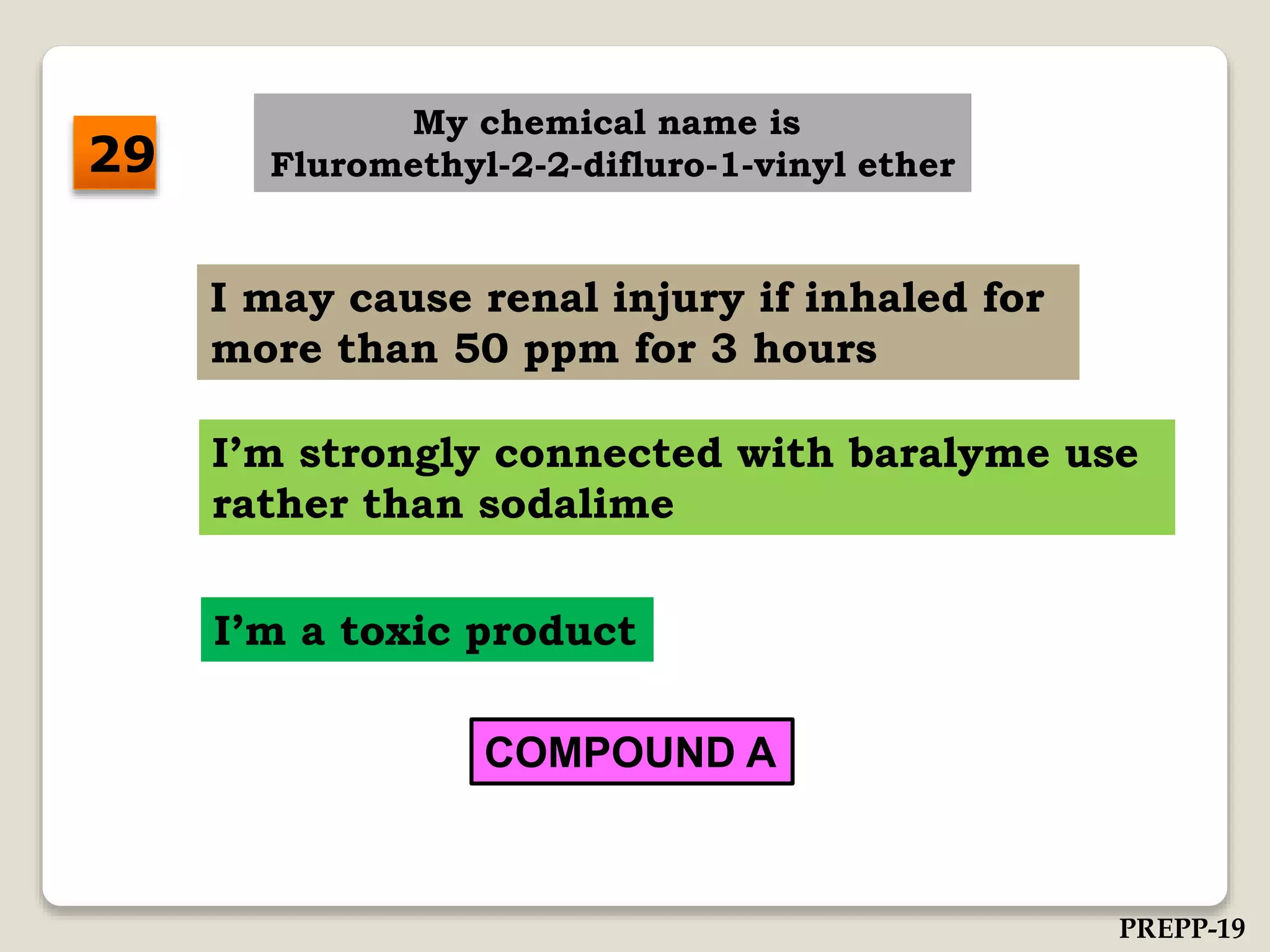 Question & answer session on anaesthetic drugs | PPTX
