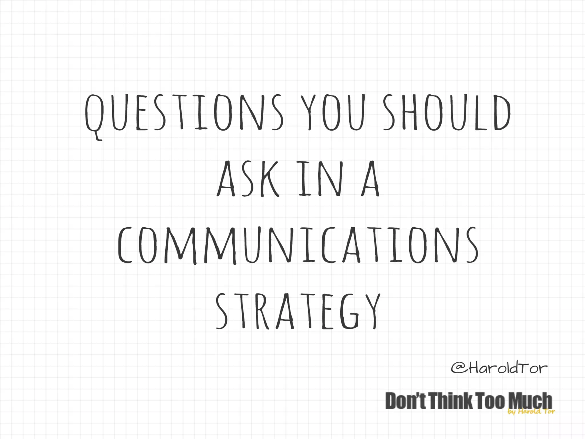 Questions You Should Ask in a Communications Strategy | PDF