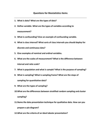Questions for Biostatistics items.pdf