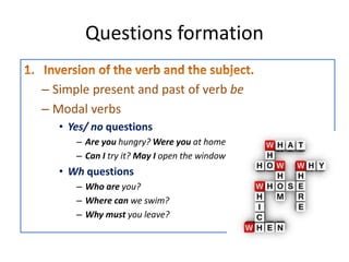Questions formation | PPT