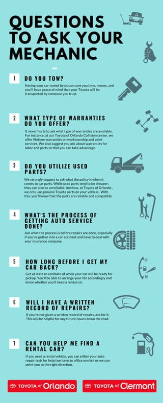 Questions to Ask Your Mechanic | PDF