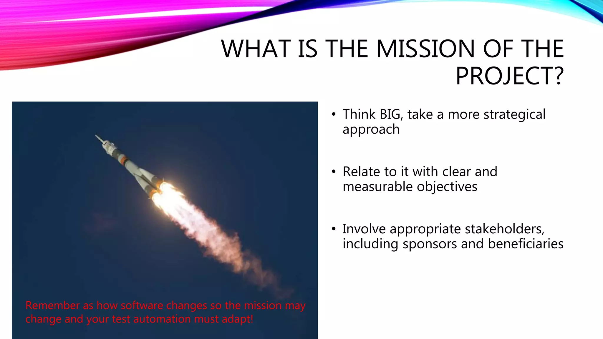 Questions For Successful Test Automation Projects Ppt