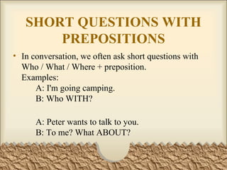 Questions in English | PPT