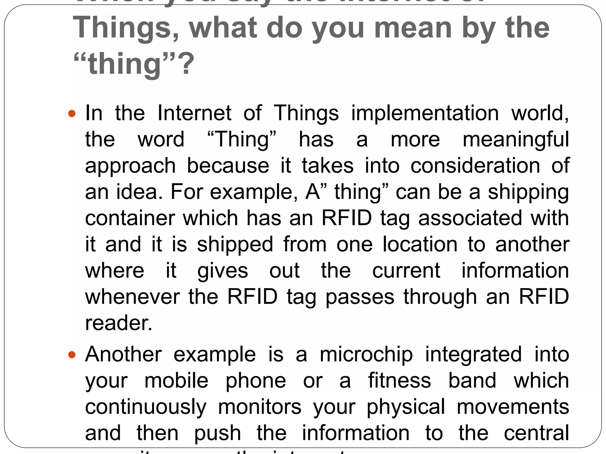 Questions in iot | PPT