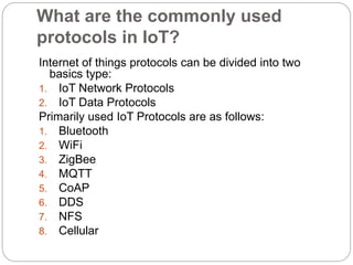 Questions in iot | PPT