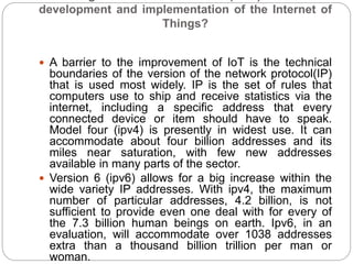 Questions in iot | PPT
