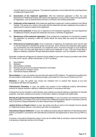 Questions on trademark registration, protection in Laos.pdf