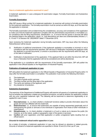 Questions on trademark registration, protection in Laos.pdf