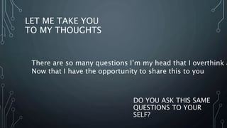 Questions we ask are selves | PPT