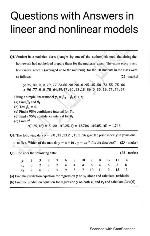 Questions with Answers in Linear and non linear modes .pdf